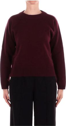 Alpha Studio Femme, Pulls, Rouge, Taille: 40 FR Tricot ras du cou