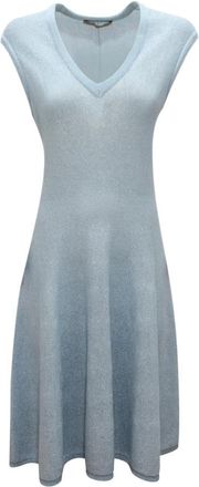 D.exterior Femme, Robes, Bleu, Taille: 40 FR Vanis&egrave; Lux Midi Dress