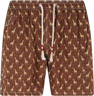 MC2 Saint Barth Homme, Maillots de bain, Brun, Taille: M Lighting 70 Swimshort