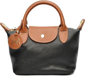 Roberta M Schwarz Rindsledertasche