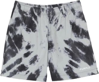 Purple Tie Dye Shorts