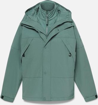Timberland Wasserdichte Winnick 3-in-1-Jacke f&uuml;r Herren in Gr&uuml;n, Herren, Gr&uuml;n, Gr&ouml;&szlig;e