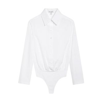 Alaia Body Basque - Femme - Tops - Blanc - Taille: 36 FR