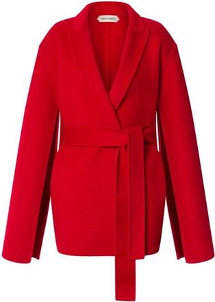 Alberta Ferretti Femme, Vestes, Rouge, Taille: 36 FR Blazer