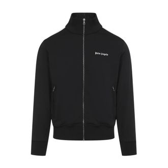 Palm Angels Homme, Sweatshirts et sweats &agrave; capuche, Noir, Taille: XL Veste Noire