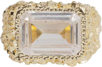 Veneda Carter Rectangle Crystal Ring