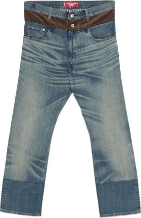 Junya Watanabe x Levis jean à empiècements - Bleu