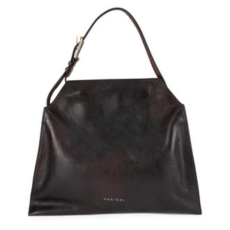 Orciani Sac &agrave; bandouli&egrave;re Trinity Lagoon M - Femme - Sacs - Brun - Taille: ONE Size