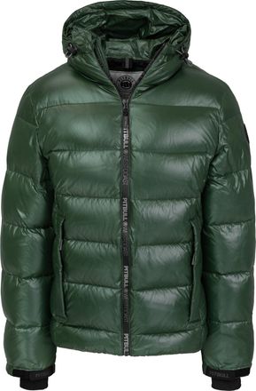 Pitbull Herren Winterjacke Pepperwood Jacke Winter mit Kapuze Männer Steppjacke glänzender Nylonstoff Rip-Stop Komfortable Steppjacke