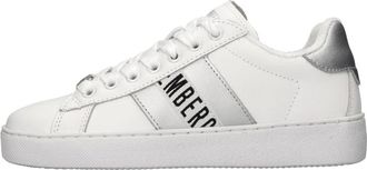 Dirk Bikkembergs Femme, Chaussures, Blanc, Taille: 36 EU Baskets en cuir