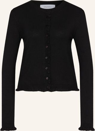 Darling Harbour Darling Harbour Strickjacke Mit R&uuml;schen schwarz