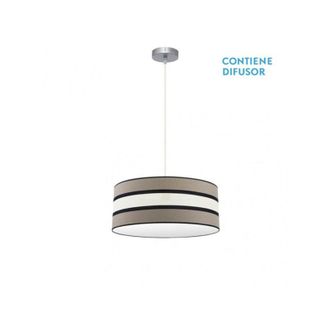 Fabrilamp Fabrilamp - Karla dimmbare Pendelleuchte 2xE27 Taupe/Beige