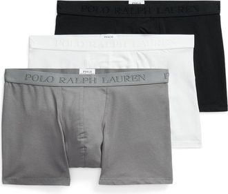 Ralph Lauren 3er Pack Boxer-Briefs mit Label-Bund in