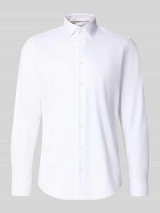 Jake*s Slim Fit Businesshemd aus reiner Baumwolle