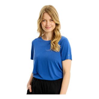 In Front Nina T-Shirt - - Tops - Damen - Blau - S