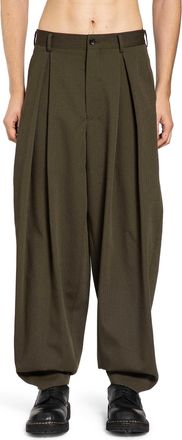Comme Des Garçons Pleated Balloon Trousers in Wool
