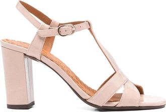 Chie Mihara Bafrica Riemchensandalette mit Blockabsatz - - Shoes - Damen - Rosa - 36 EU