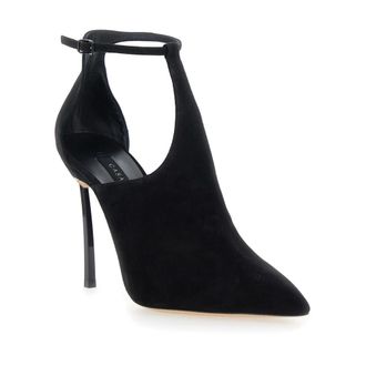 Casadei Escarpin pointu &agrave; talon haut - Femme - Chaussures - Noir - Taille: 40 EU
