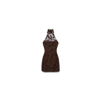 Aniye By UMA Mini Kleid - - Dresses - Damen - Braun - L