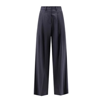 Alysi Weite Hosen - - Trousers - Damen - Blau - S