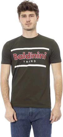 Baldinini T-shirt imprim&eacute; - Homme - Tops - Vert - Taille: XS
