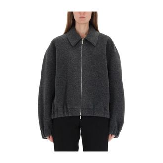 Helmut Lang Femme, Vestes, Gris, Taille: 42 FR Shell Bomber