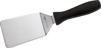 Paderno Paderno 18511-15 Backspachtel aus Edelstahl, Silber/Schwarz