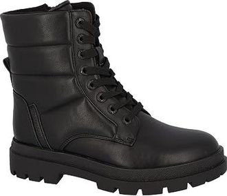 Tom Tailor Femme 4290030013 Botte Tendance, Noir, 39 EU