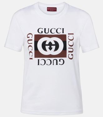 Gucci T-shirt Interlocking G imprimé en coton