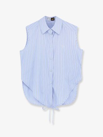 Loewe Paulas Ibiza - Striped cotton shirt - LOEWE - gender_Woman