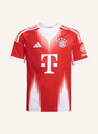 adidas Fc Bayern M&uuml;nchen 25/26 Kids Heimtrikot rot