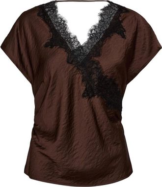 Co'Couture Femme, Blouses et Chemises, Brun, Taille: 36 FR Blouses