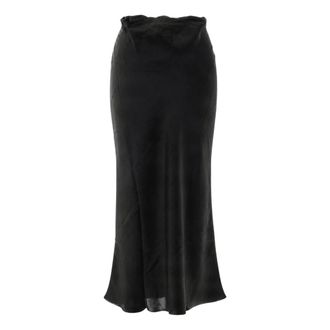 Fiorucci Femme, Jupes, Noir, Taille: 34 FR Jupe Midi