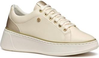 Geox Femme D SUNNETTY A Basket, Papyrus/Lt Gold, 40 EU