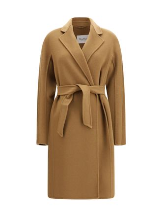 Max Mara Womens Coat Aceri Camel Cashmere