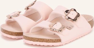 Birkenstock Pantoletten Arizona Flower Buckle rosa