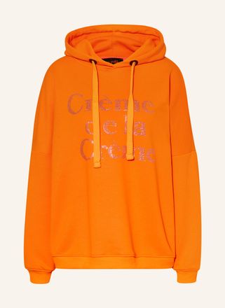 Miss Goodlife Miss Goodlife Hoodie Mit Schmucksteinen orange