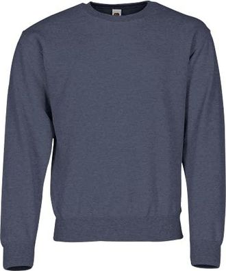 Fruit Of The Loom Sweat classique Set-In + sac en tissu MyShirt gratuit, Vintage Navy chiné., XXL