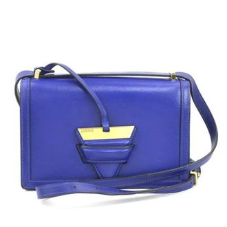 Loewe Pre-owned Cuir sacs-ports-paule - Femme - Pre-owned - Bleu - Taille: ONE Size