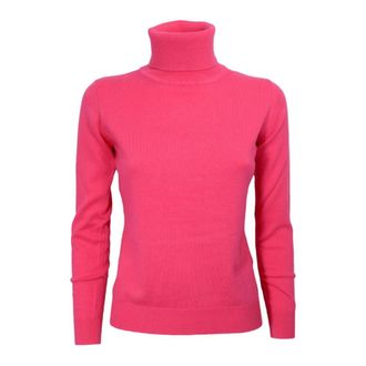 Cashmere Company Klassischer Rollkragenpullover - - Knitwear - Damen - Rosa - XS
