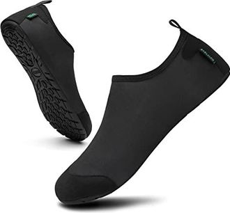 Saguaro Chaussures deau Homme Chaussures Aquatiques Femme Antidérapant Chaussures de Plage Séchage Rapide Chaussure Aquatique Snorkeling Plage Surf Plongée Sp