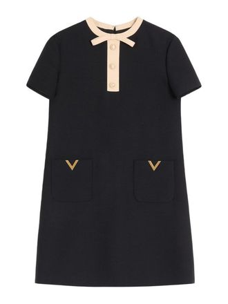 Valentino Garavani Robe Au Genou - Noir