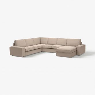 IKEA KIVIK 5er-Ecksofa mit R&eacute;camiere