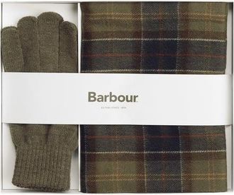 Barbour Coffret gants et &eacute;charpe imprim&eacute;e