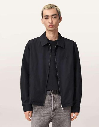 AllSaints Trey - Jacke in Tiefschwarz