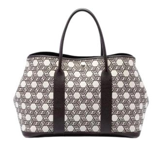 Herm&egrave;s Pre-owned Garden Party 30 - - Pre-owned - Damen - Wei&szlig; - ONE SIZE