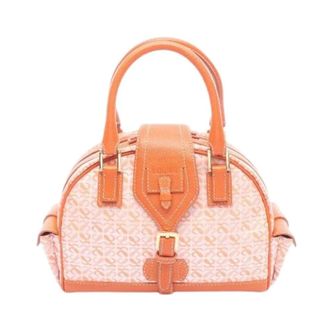 Loewe Sac bowling Anagram petit mod&egrave;le pr&eacute;-poss&eacute;d&eacute; - Femme - Pre-owned - Orange - Taille: ONE Size