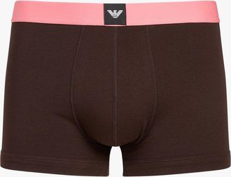 Emporio Armani Lot de 3 boxers unis en coton m&eacute;lang&eacute;