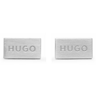 HUGO BOSS Manschettenkn&ouml;pfe HUGO E-Classic2 50565308 Silberfarben