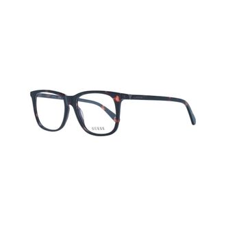 Guess unisex, Accessoires, Brun, Taille: ONE Size Montures de lunettes optiques carrées marron avec verres de démonstration